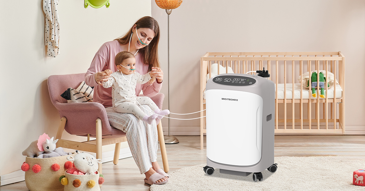 Oxygen Therapy Setup for Mother and Baby Rooms - MICiTECH
